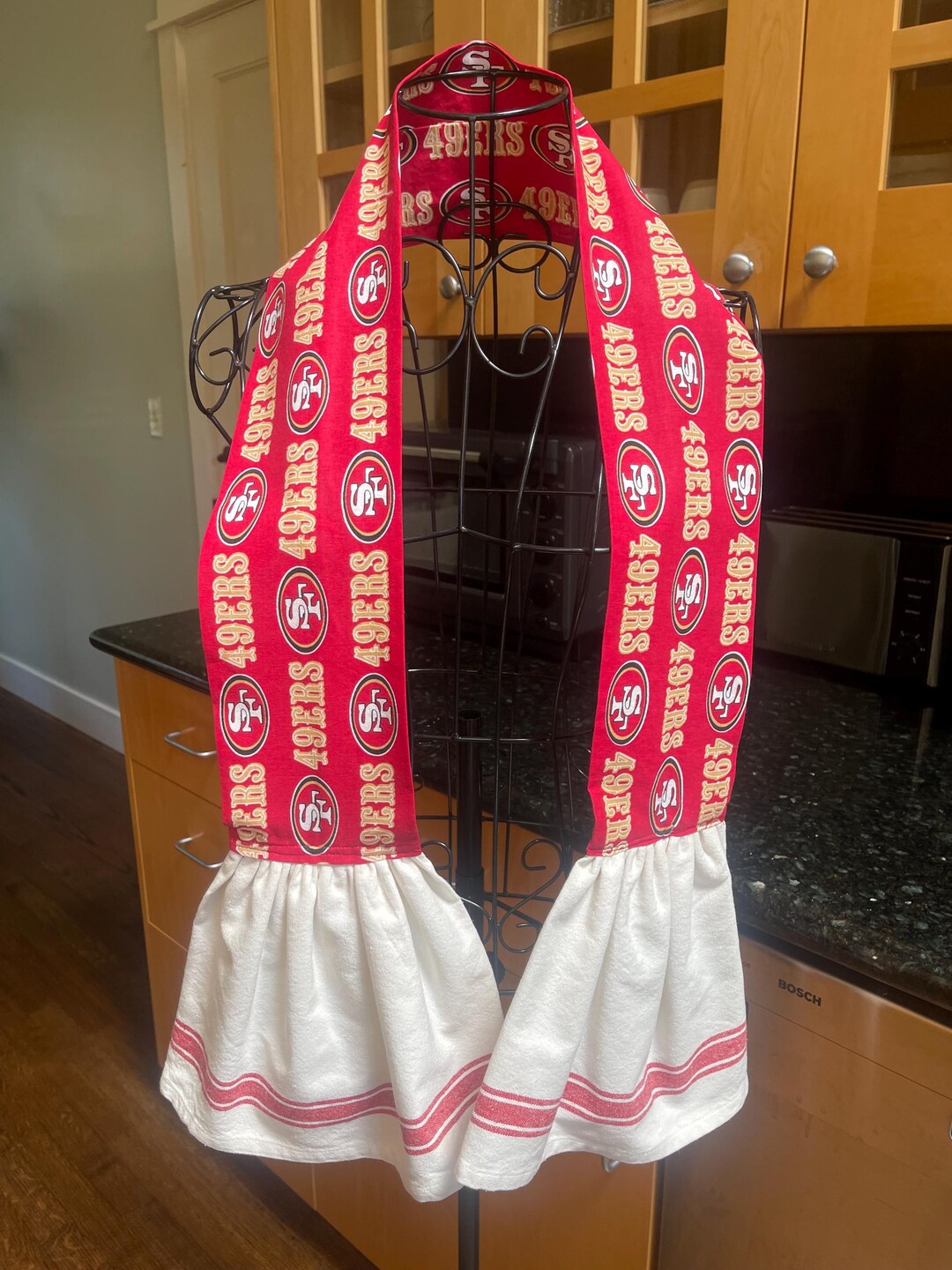 49ers Kitchen Scarf - Etsy