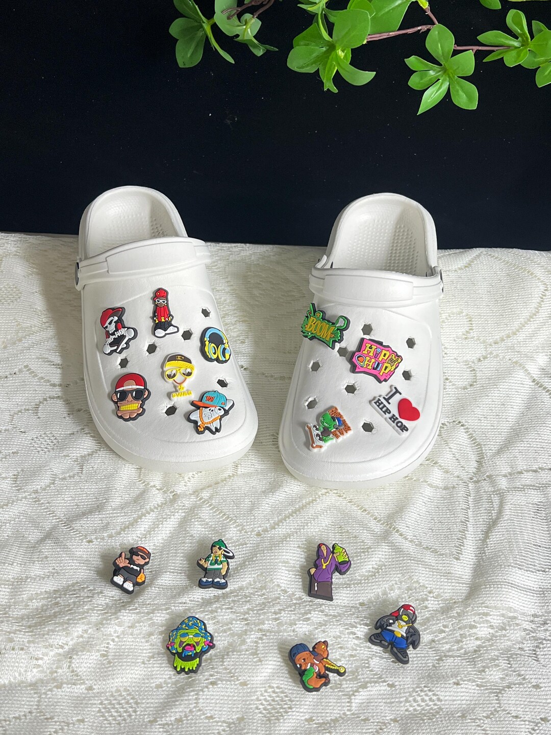Cute Cartoon Anime Shoe Charm | DIY Croc Shoe Accessories | Flower ...