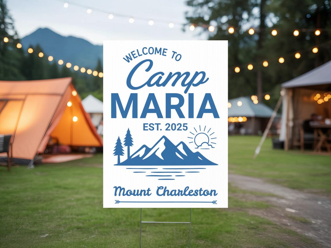 Camp Bach Sign, Camp Bachelorette Party Sign, Camp Theme Bachelorette ...
