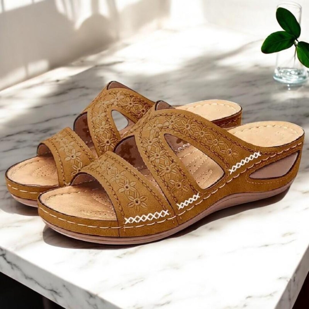 Vintage Style Wedge Sandals: Orthopedic Comfort, Anti-slip - Etsy