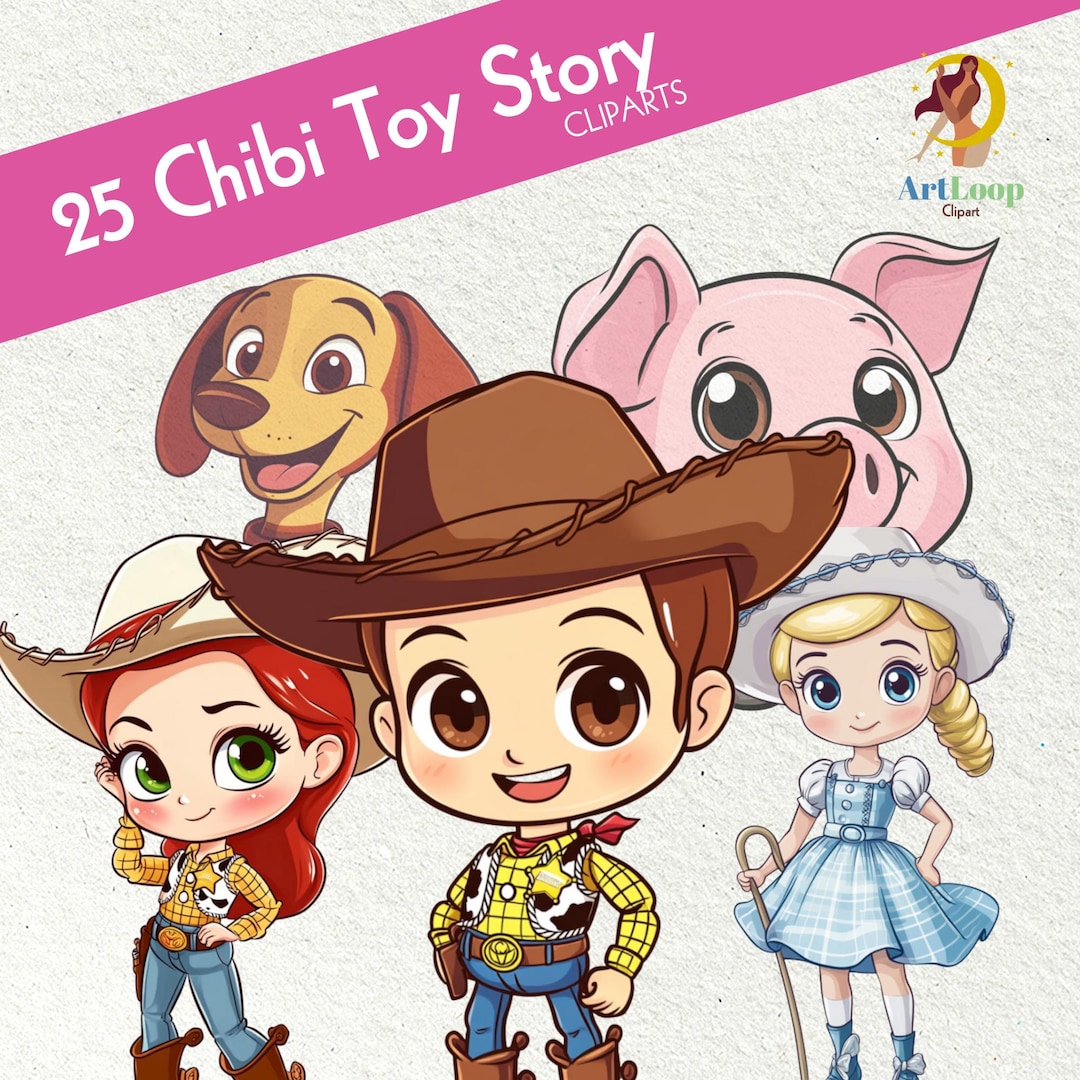 25 Chibi Cartoons, Cartoons Figures, Buzz Lightyear, Woody, Toy Story ...