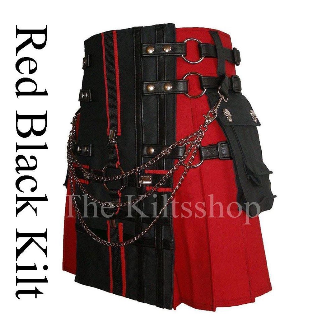 Premium - Scottish Utility Cotton Kilt for Men - Size 30 to 62 ...