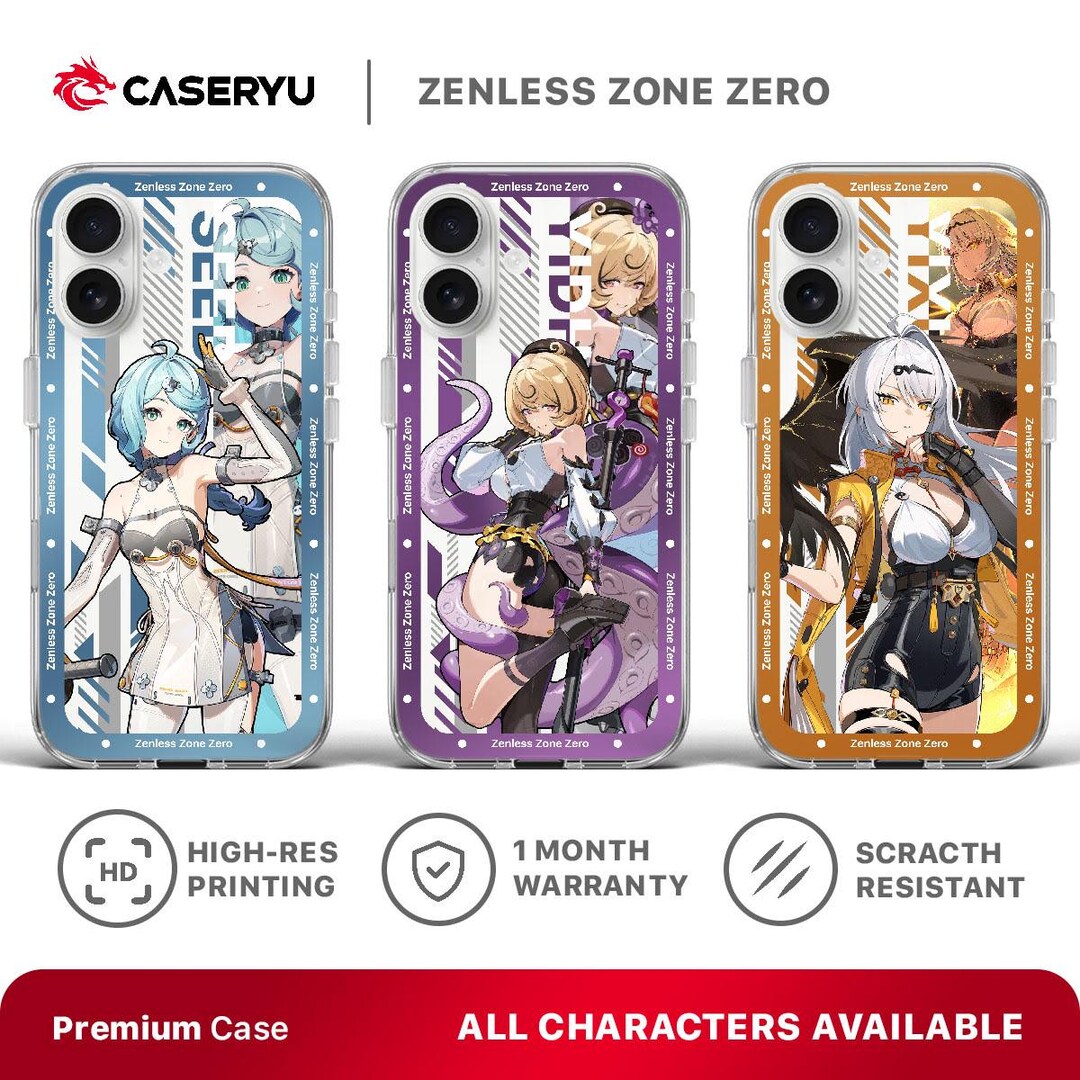 Case Zenless Zone Zero ZZZ by Caseryu Seed Yidhari Yuxuan Qingyi ...