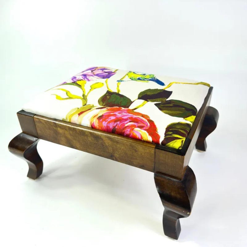 Wooden Footstool - Etsy
