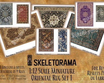 Printable Miniature Rug - Etsy