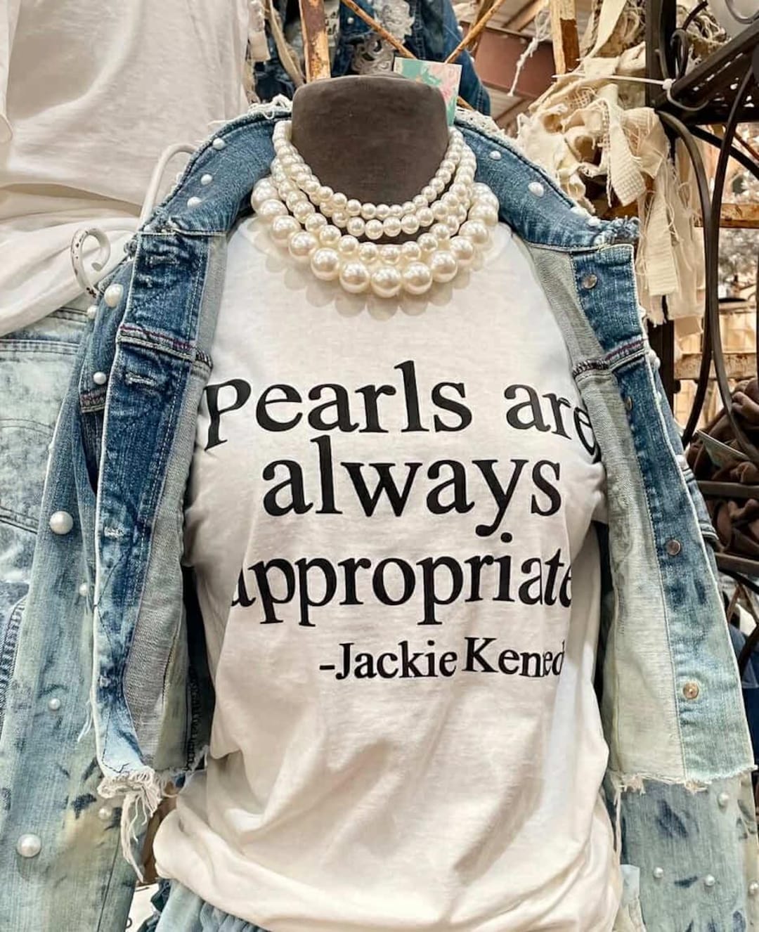 Pearls Are Always Appropriate LONG SLEEVED T-shirt | Classic Pearl ...