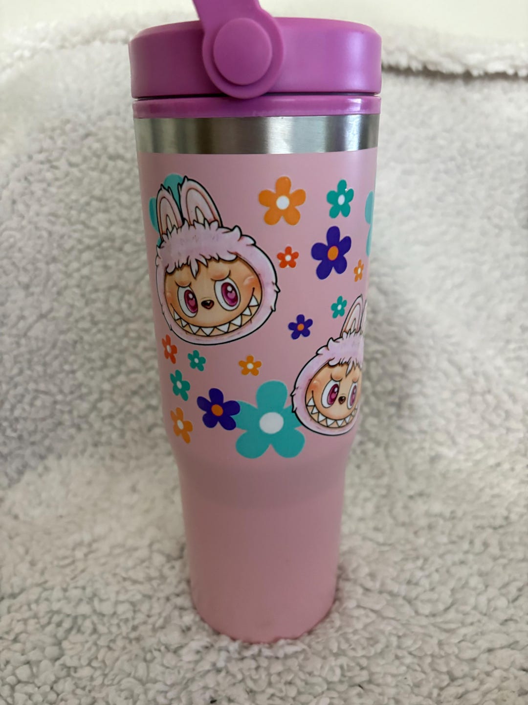 Labubu Stainless Steel Water Bottle - Etsy