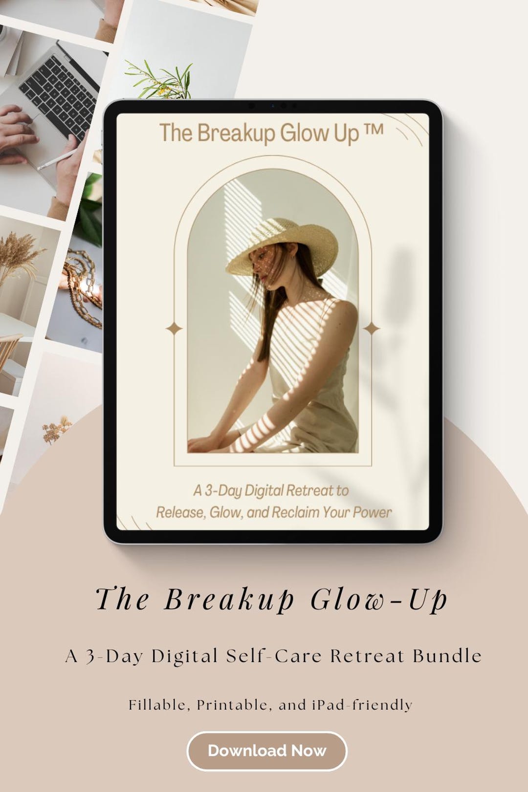 Breakup Glow-up Digital Self-care Retreat | 3-day Healing Journal ...