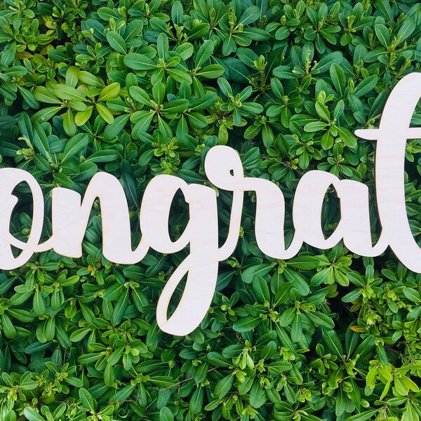 Congrats Sign - Etsy
