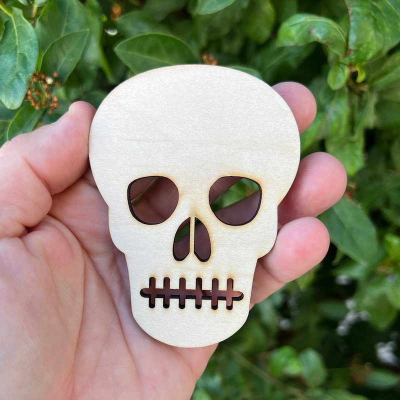 Wood Skulls Cutout - Etsy