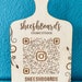 Scannable Charcuterie Board QR Code Sign With Stand QR Code - Etsy