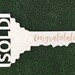 Realtor Wood Key Sign, Sold Real Estate Agent Key, Realty Estate ...