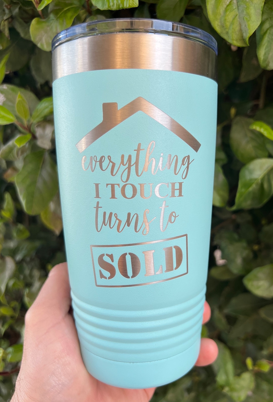 Real Estate Beverage Tumbler , Realtor Travel Mug, 20 Oz. Stainless ...