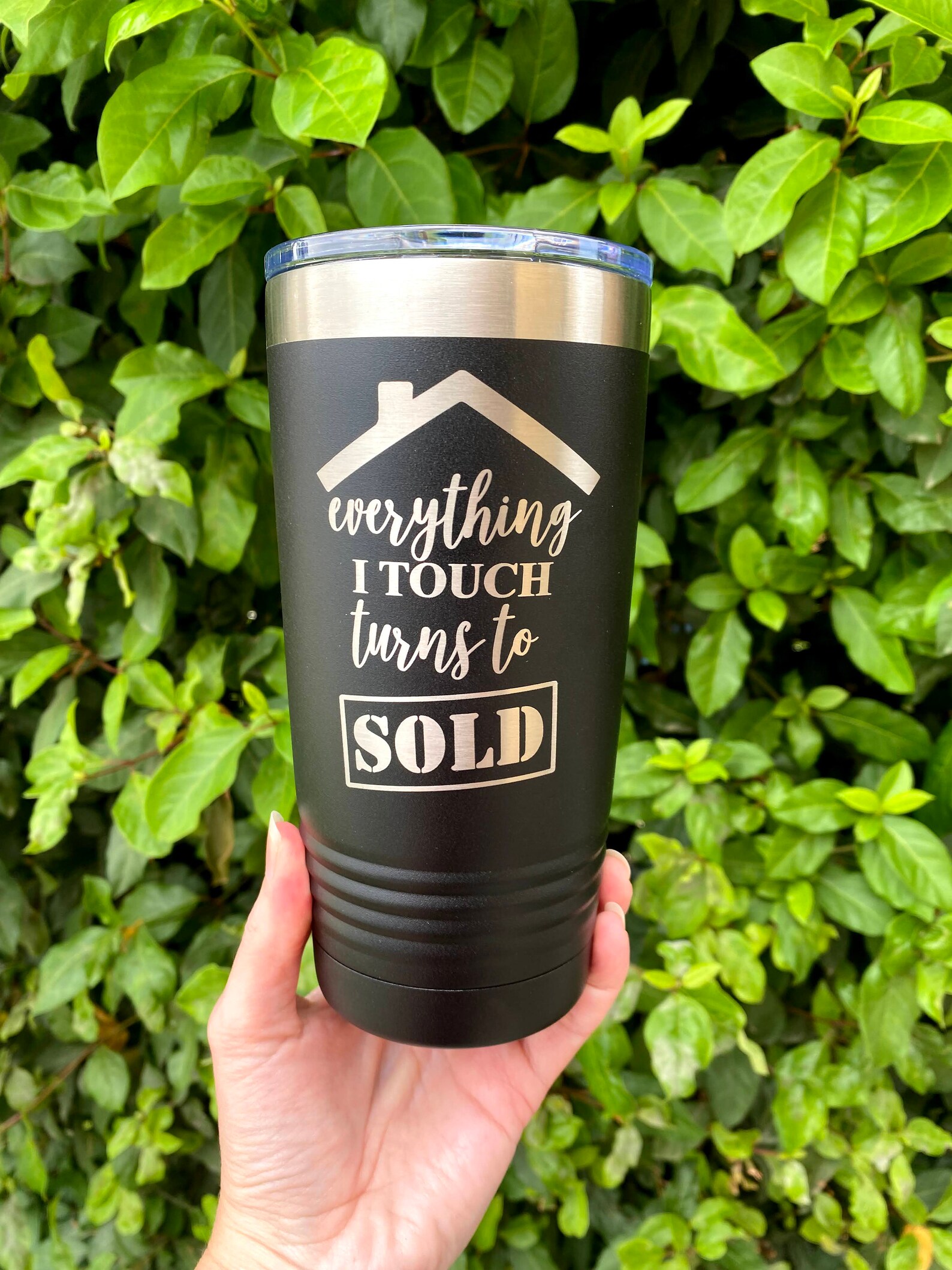 Real Estate Beverage Tumbler , Realtor Travel Mug, 20 Oz. Stainless ...
