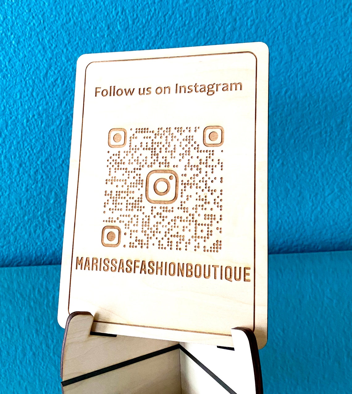 Scannable QR Code Sign QR Code Website Link Business Page | Etsy