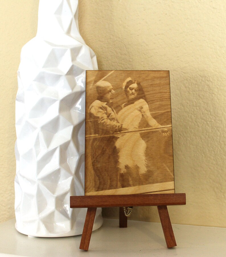 Photo Engraved on Wood Engraved Wood Photo Engraved - Etsy
