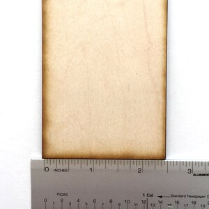 Unfinished Wood Rectangles 2.5"x 3.5" Inch Set of 10, Wood Rectangles ...