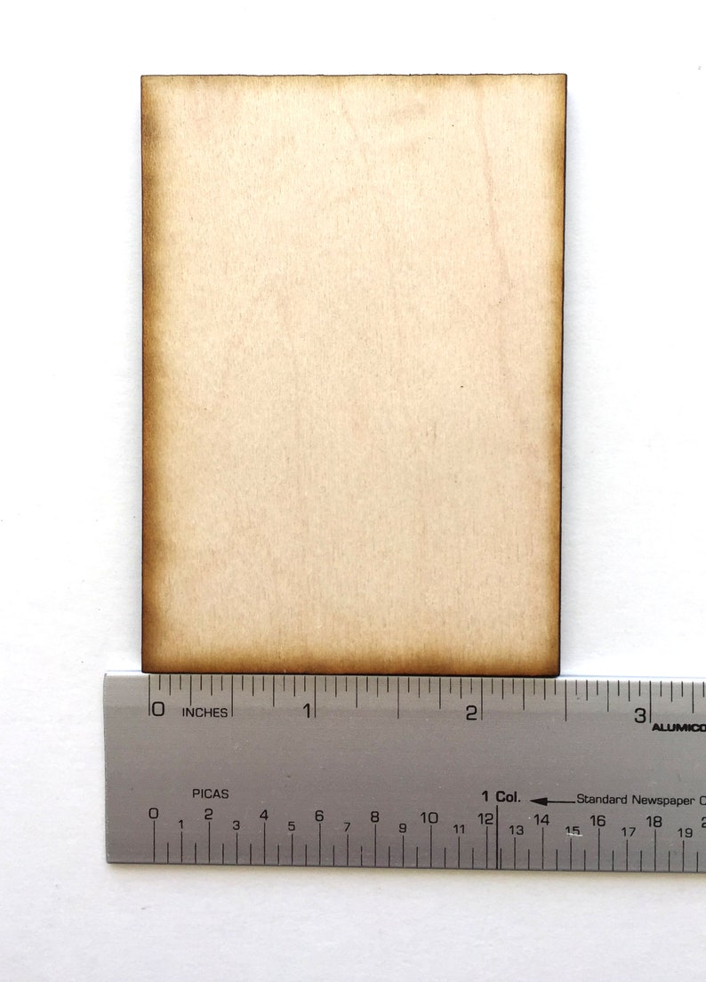 Unfinished Wood Rectangles 2.5"x 3.5" Inch Set of 10, Wood Rectangles ...