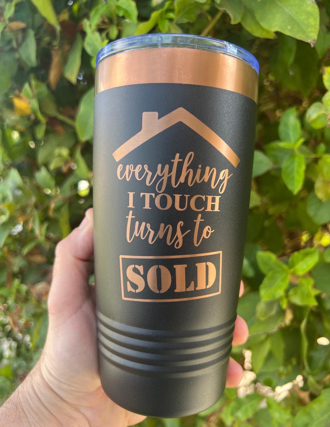 Real Estate Beverage Tumbler , Realtor Travel Mug, 20 Oz. Stainless ...