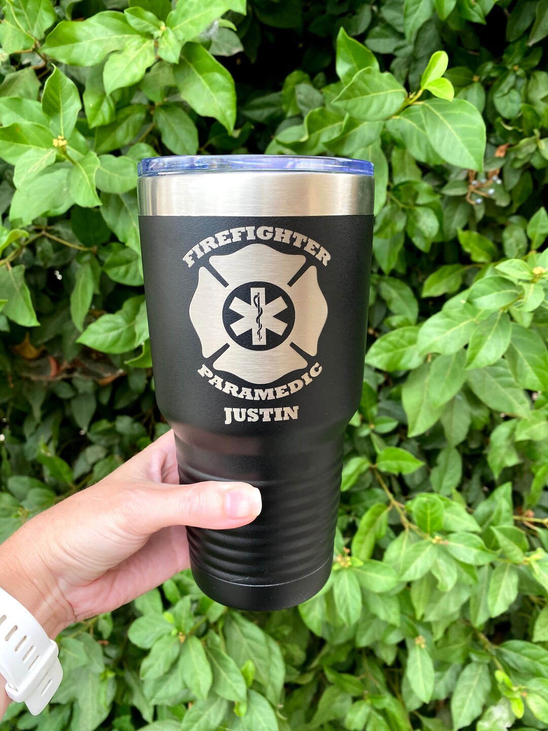 Fire Fighter Paramedic Personalized Coffee Tumbler 30 Oz. First ...