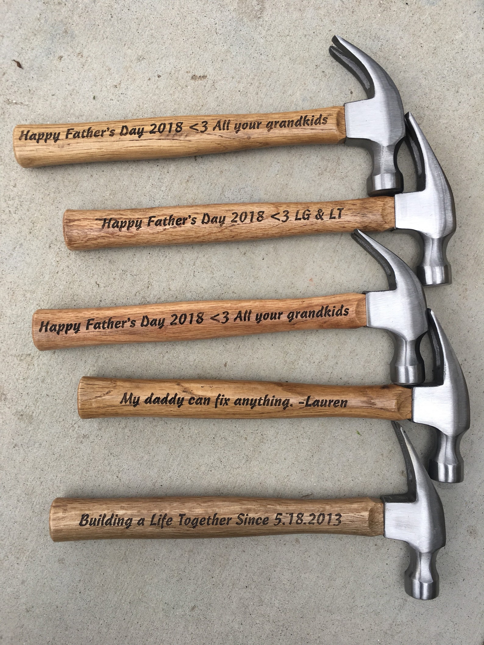 Personalized Engraved Hammer Handyman Gift Birthday Custom - Etsy