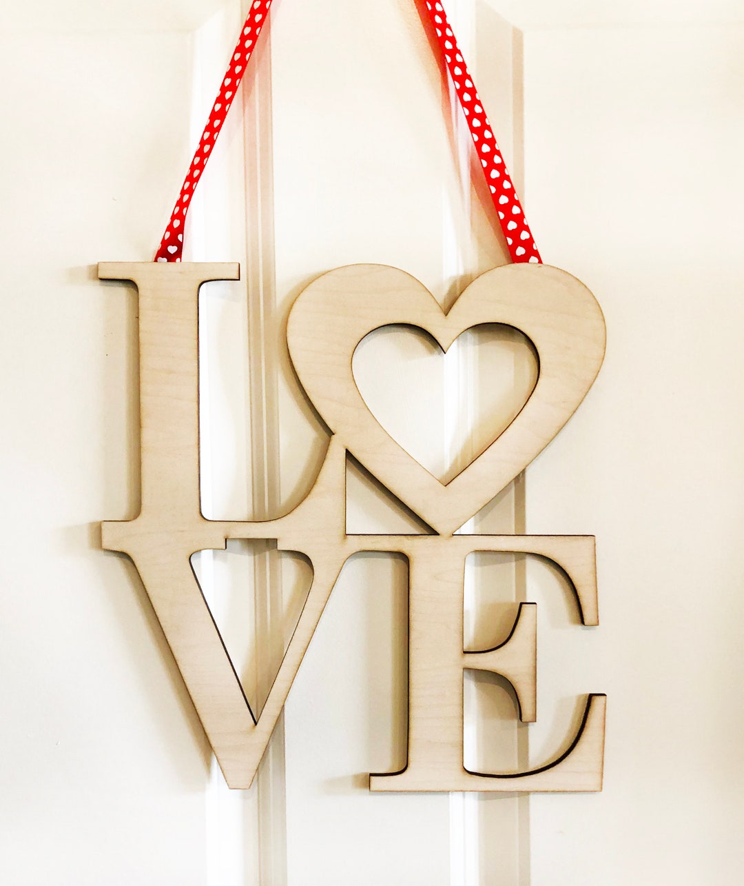 Love Sign Bedroom Heartwarming Romance Decor Valentine's Day Decoration ...
