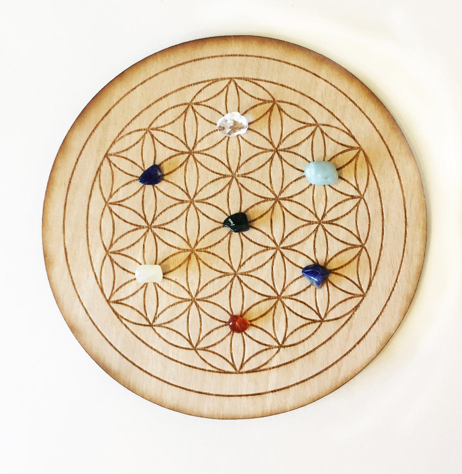 12 Inch Flower of Life Grid Crystal Grid Meditation Sacred | Etsy