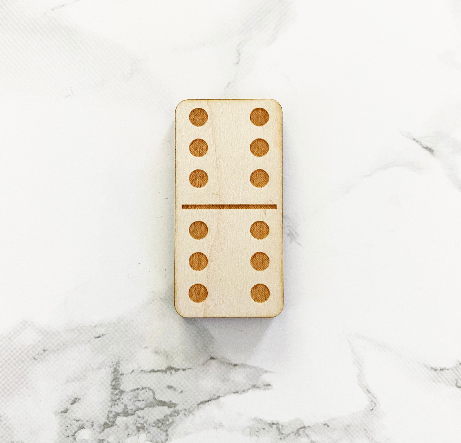 Wood Engraved Dominoes Set 1"x2" Inch Set of 28, Unfinished Wood ...