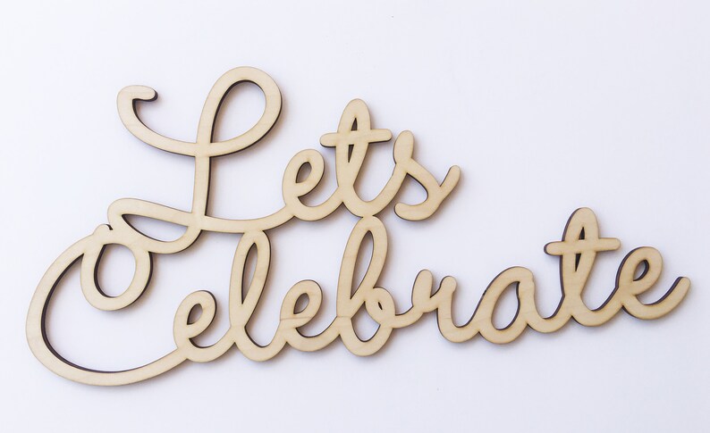 Let's Celebrate Wood Sign Event Wall Decor Wood Backdrop - Etsy