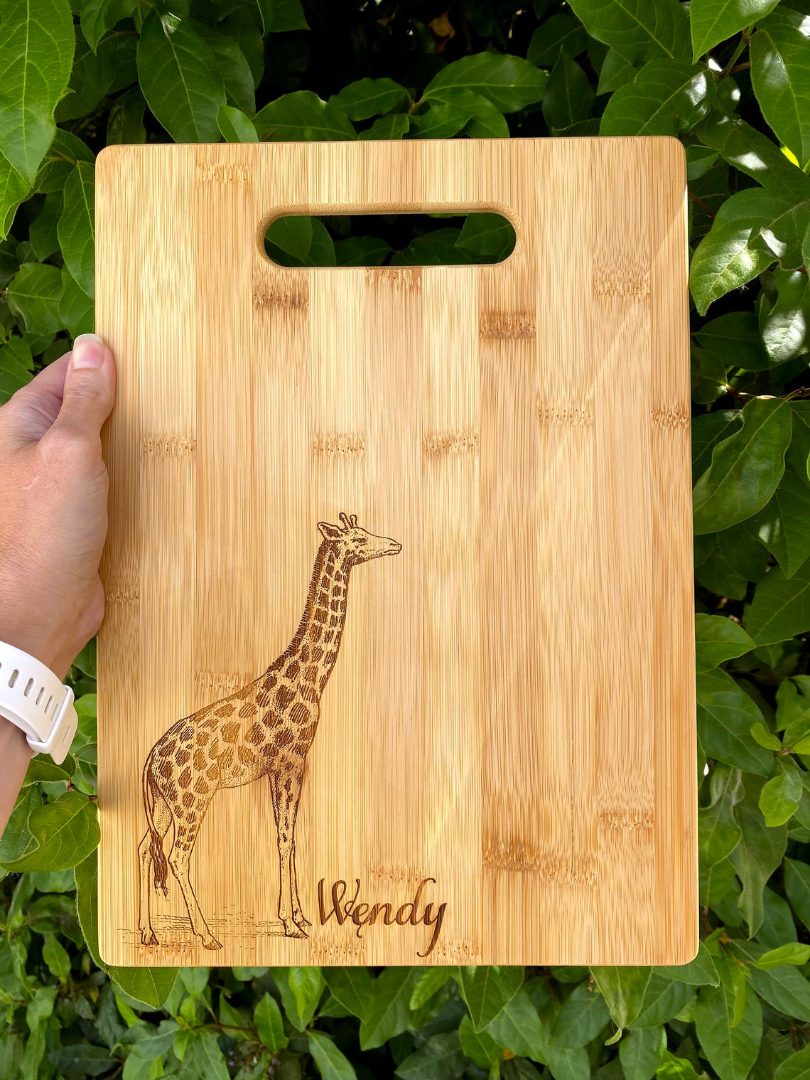 Personalized Custom Giraffe Cutting Board Housewarming Gift - Etsy