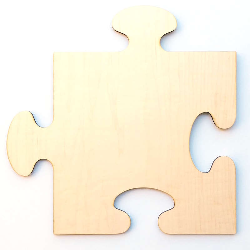 12 Piece Puzzle Template - Etsy