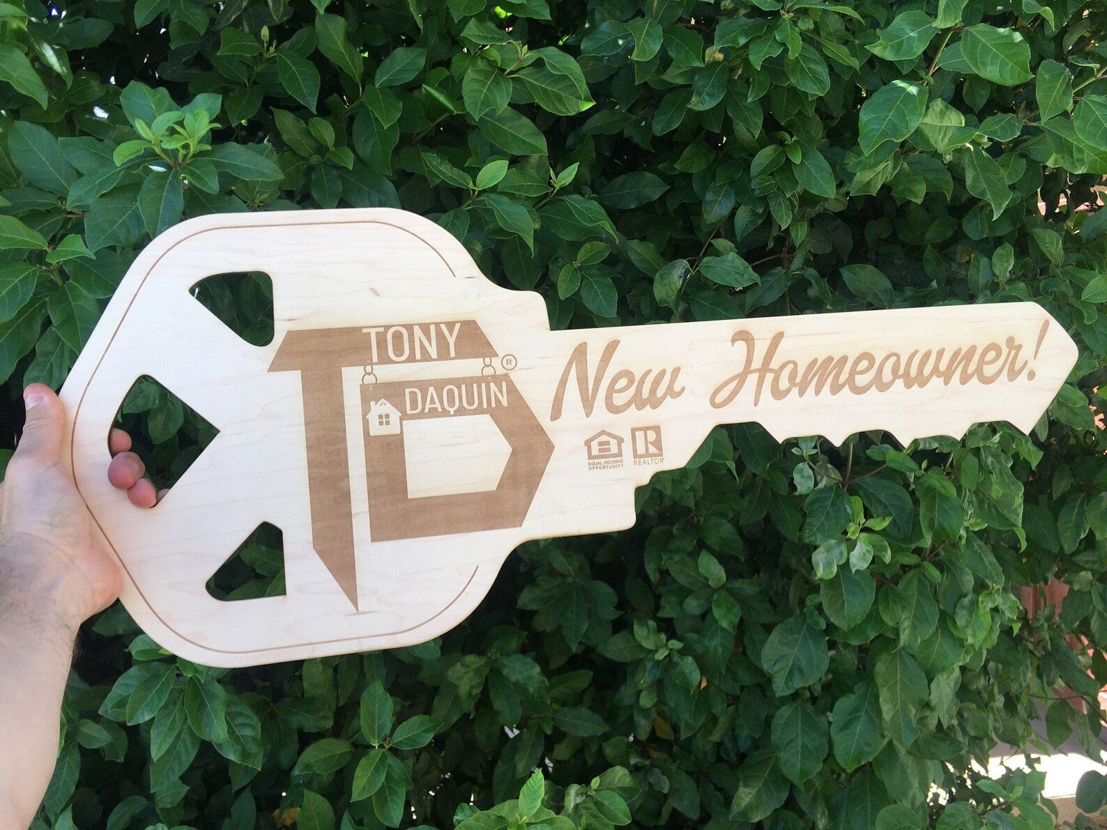 Blank Wood Key Ready to Paint Realtor Wood Key Sign Real - Etsy