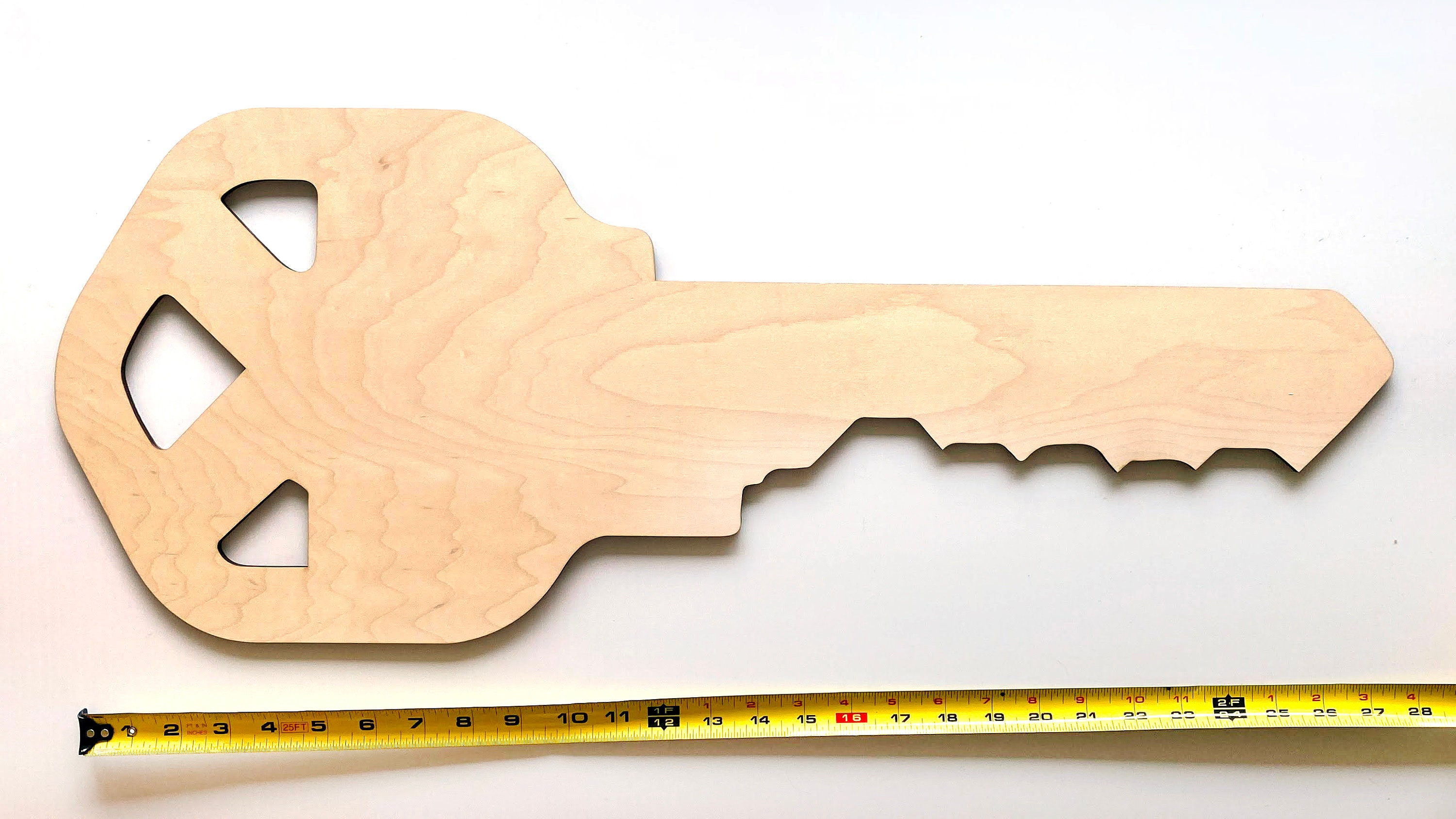 Blank Wood Key Ready to Paint Realtor Wood Key Sign Real | Etsy