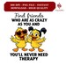 Funny Best Friends PNG | Crazy Duck Duo Quote | Friendship Humor ...