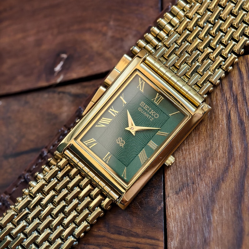 Green Dial Seiko Womens - Etsy
