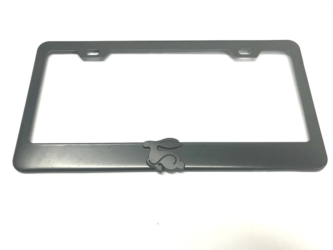 3D Rabbit Bunny Running Sport License Plate Frame Cover for VW - Etsy