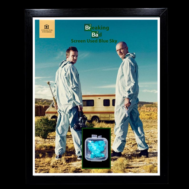 Breaking Bad RARE Screen Used Blue Sky Meth Prop 3.5 Grams With COA ...