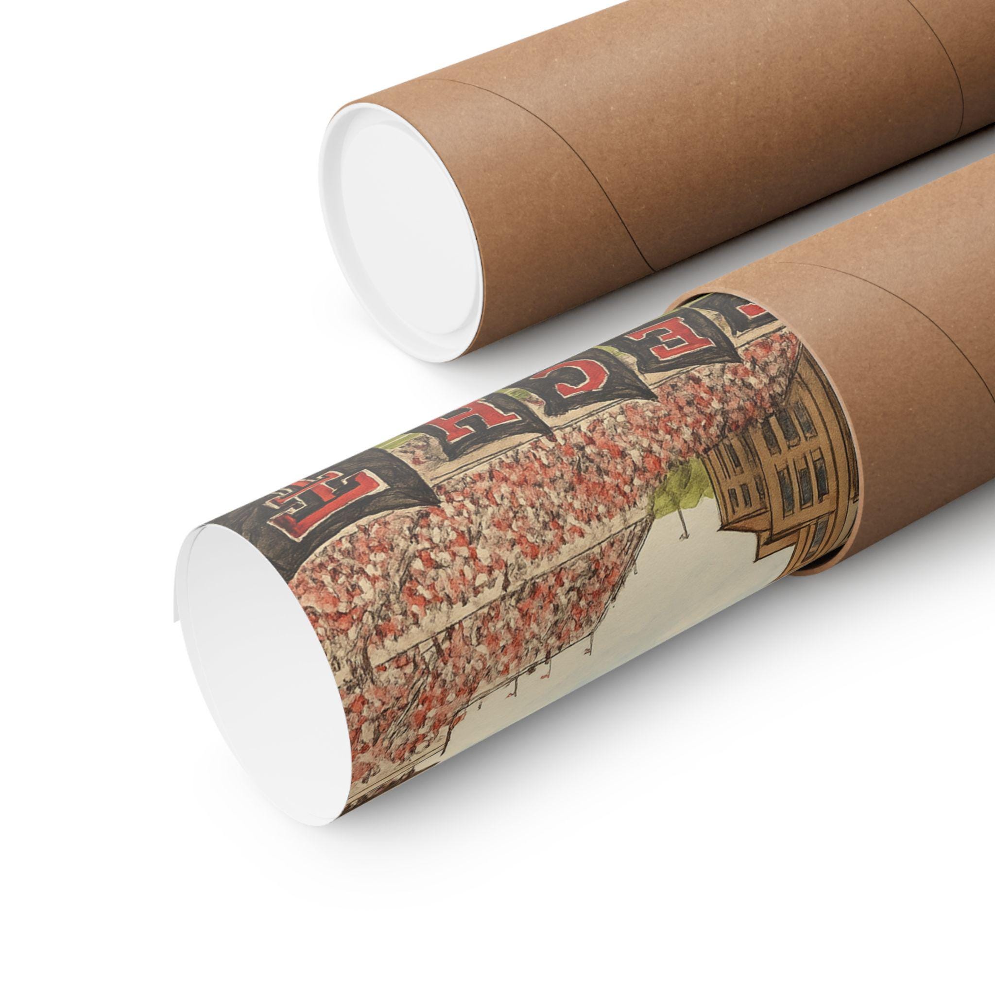 DIGITAL DOWNLOAD Texas Tech Stadium Wall Art, Matte Horizontal Posters ...