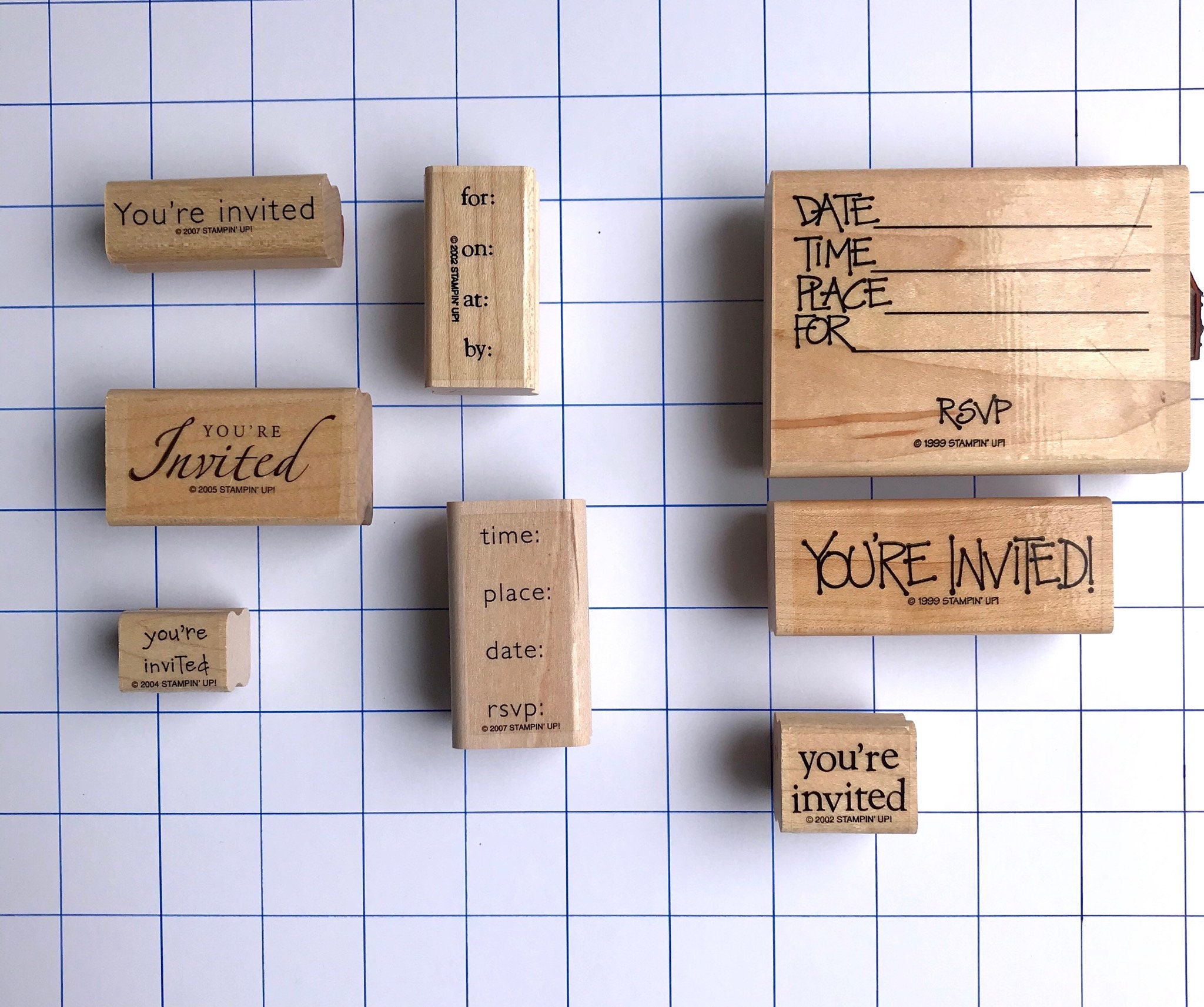 Party Invitation Rubber Stamp You're Invited Stamp | Etsy