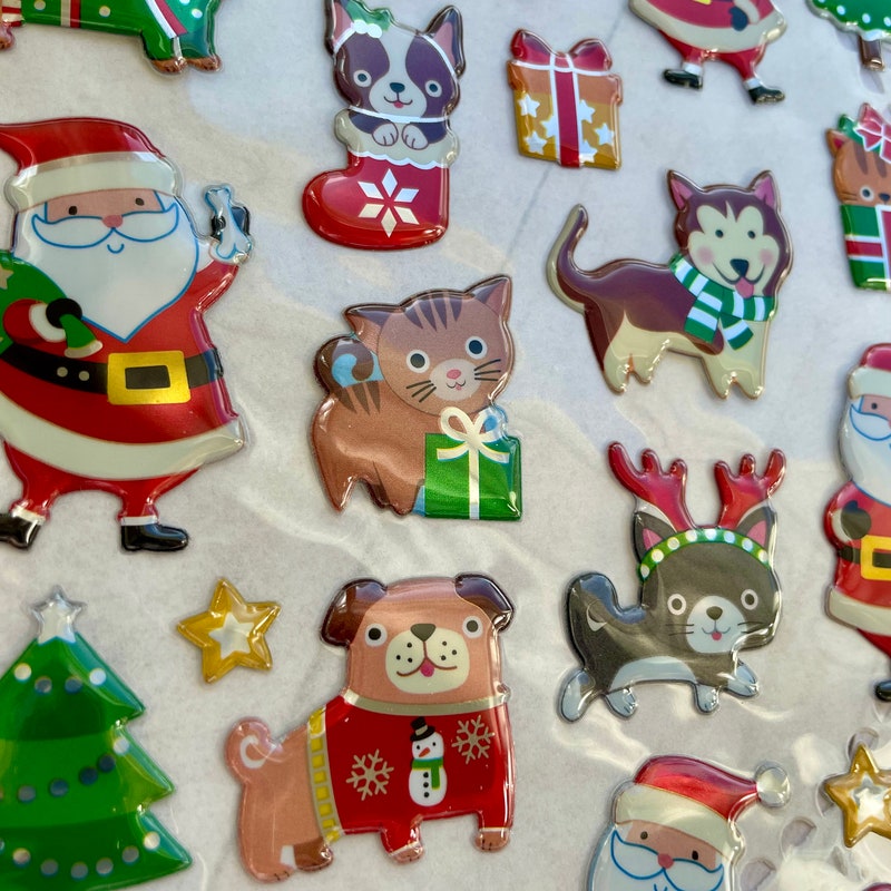 Christmas Stickers - Etsy
