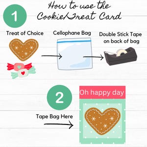 Printable Halloween COOKIE Card Digital Download Cookie Card Download ...