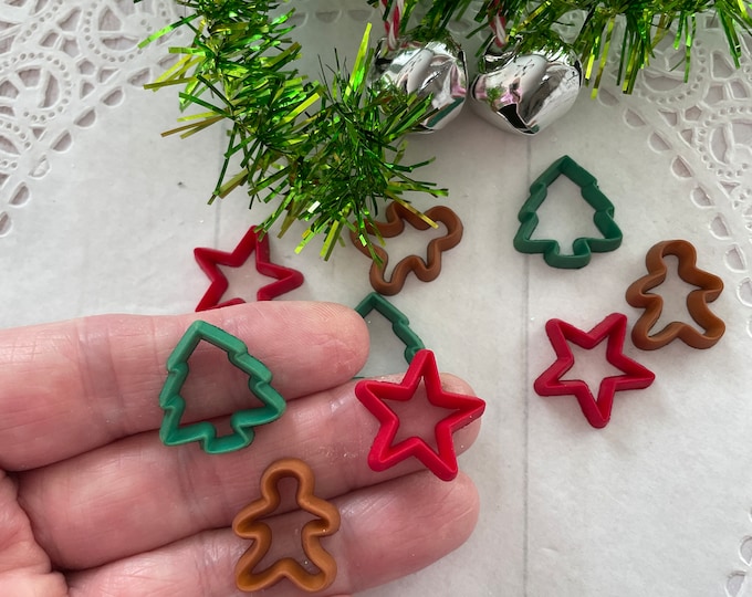 Mini Christmas Cookie Cutter Set - 12 Piece Christmas Holiday Set ...