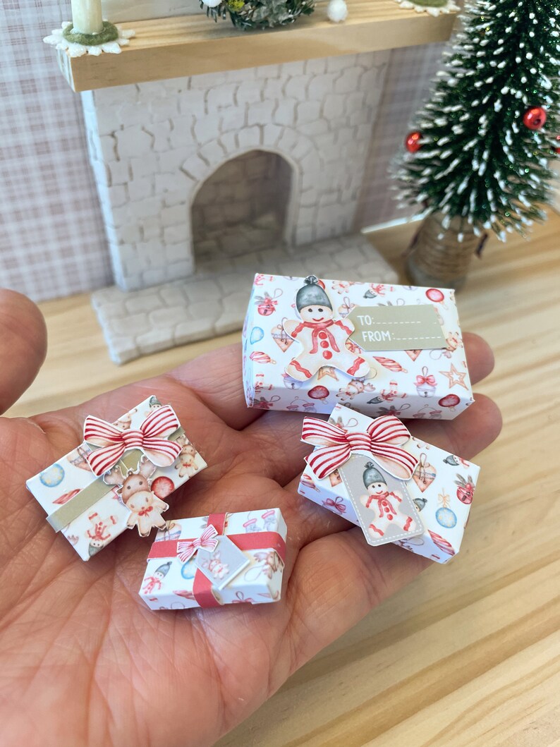 Printable Miniature Gift Box Set 1, Instant Digital Download PDF ...