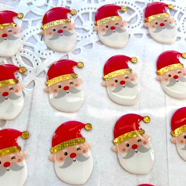 Plastic Santa Face - Etsy