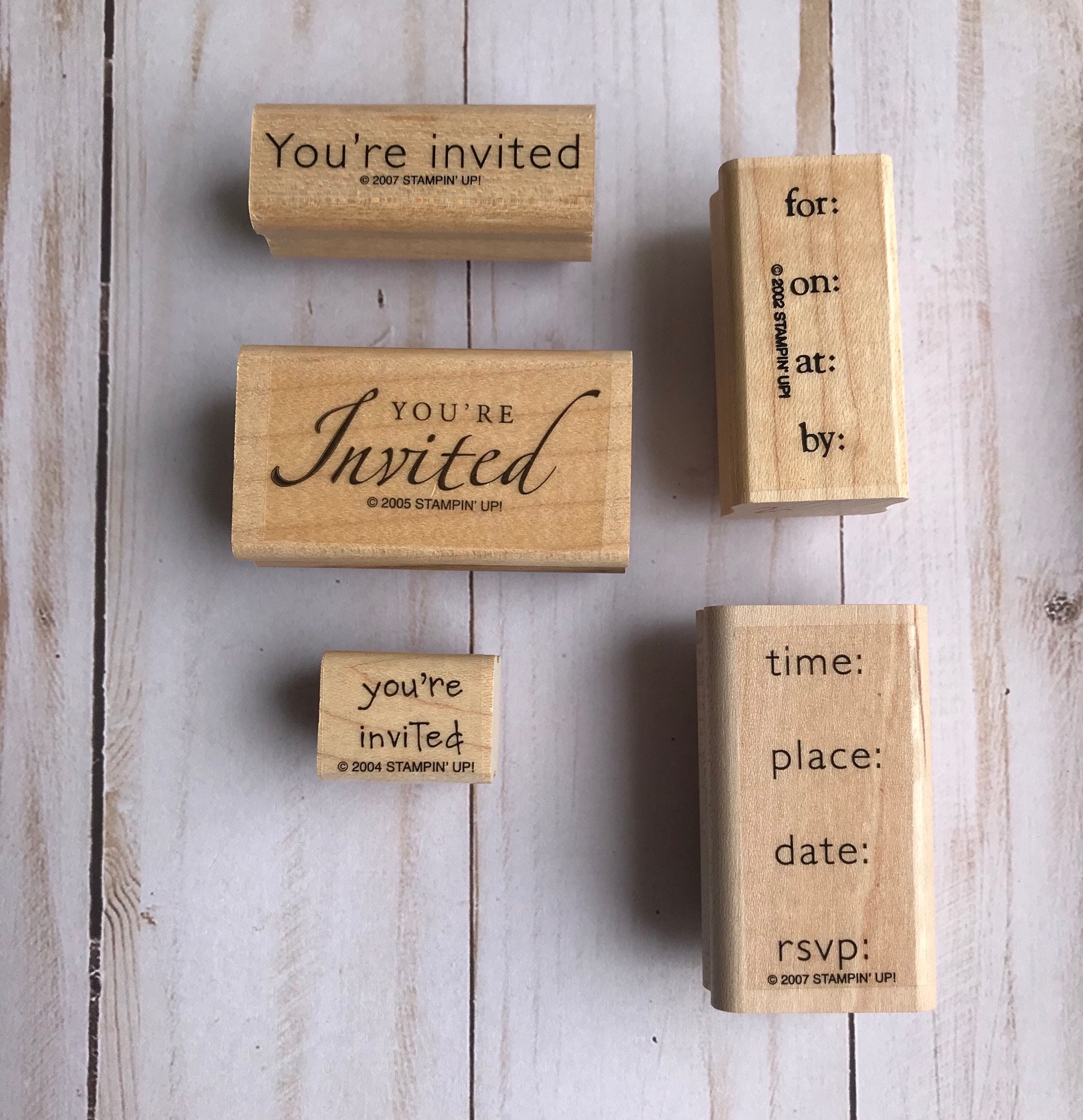 Party Invitation Rubber Stamp You're Invited Stamp | Etsy