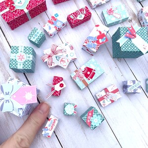Printable Miniature Gift Box Set 1, Instant Digital Download PDF ...