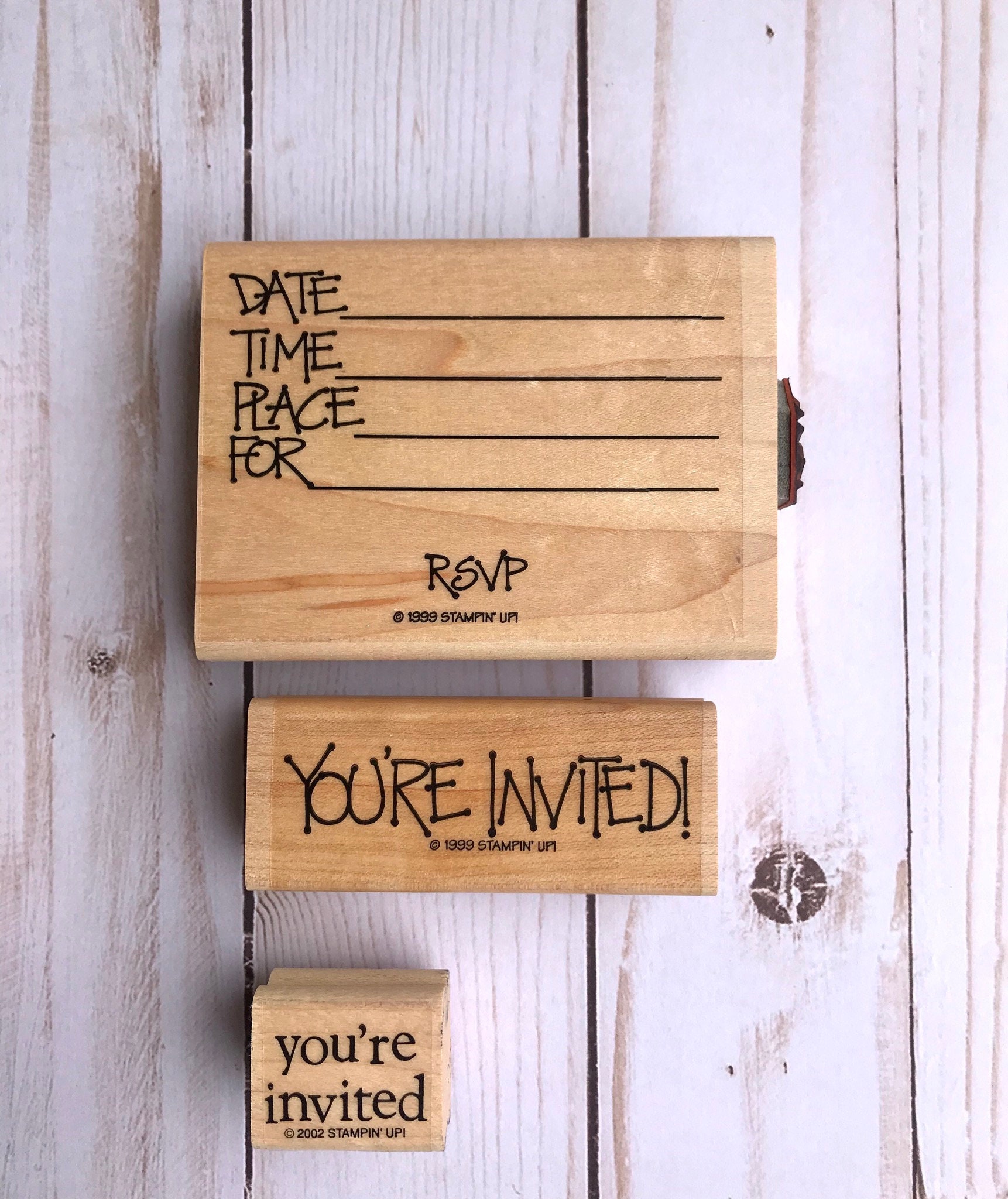 Party Invitation Rubber Stamp You're Invited Stamp | Etsy