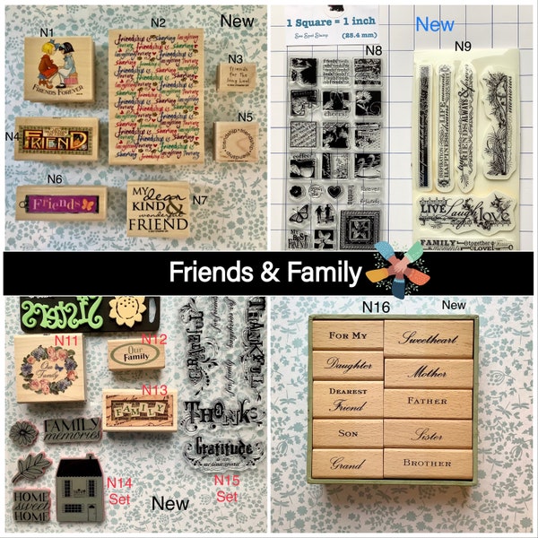 Friend Stamp - Etsy
