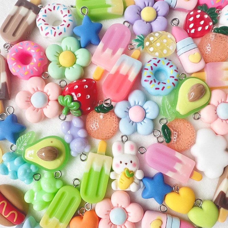 Resin Charms - Etsy