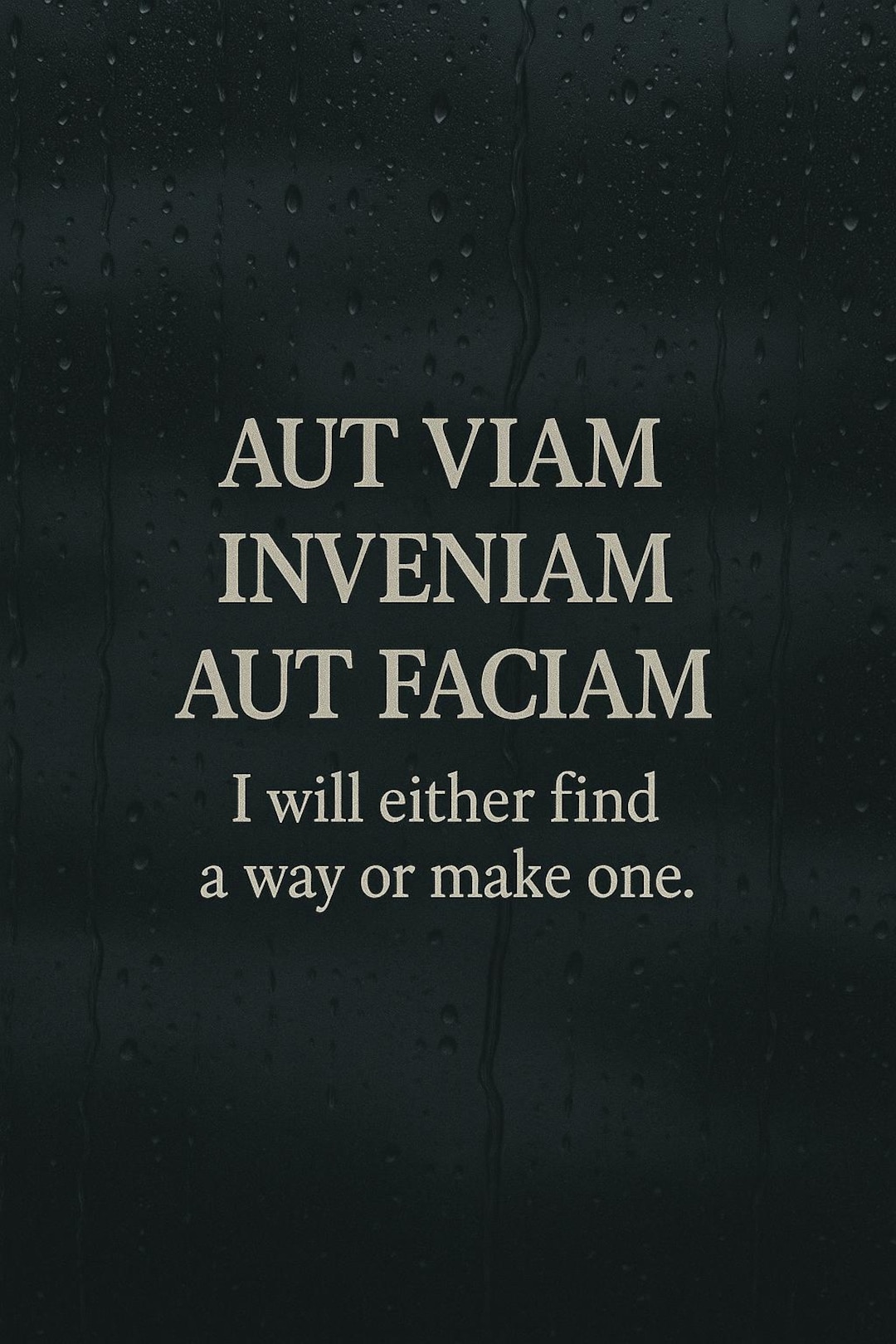 Latin Quote Dark Wallpaper | Inspirational Aesthetic Phone Background ...